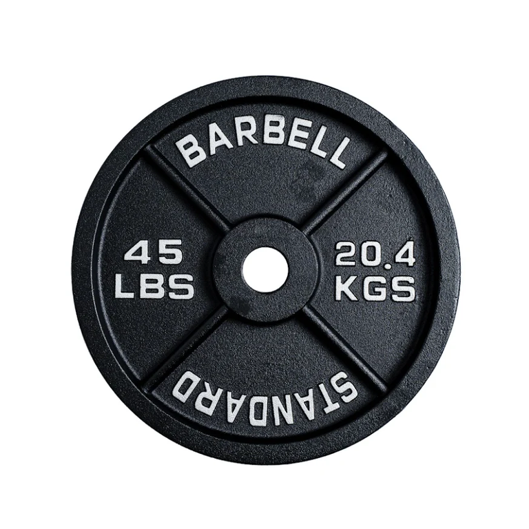 Premium Cast Iron Weight Plates 45 Lbs (1 Pair) – Maison Fitness